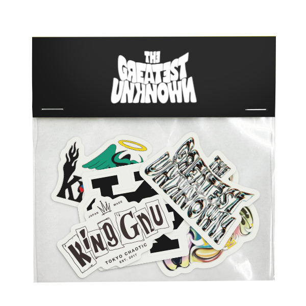 King Gnu オフィシャル・グッズ通販/商品詳細 MIXED LOGO STICKERS PACK